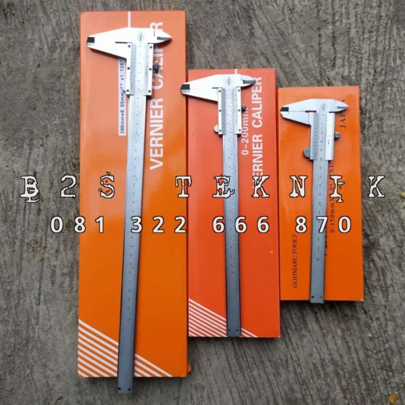 Promo Vernier Caliper Sigmat Jangka Sorong Stainless Alat Pengukur Jarak - 8 Inch Diskon 20% di ...