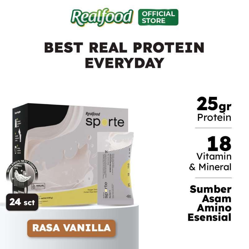 Promo Realfood Sporte Realpro Whey Protein Sarang Burung Walet ...