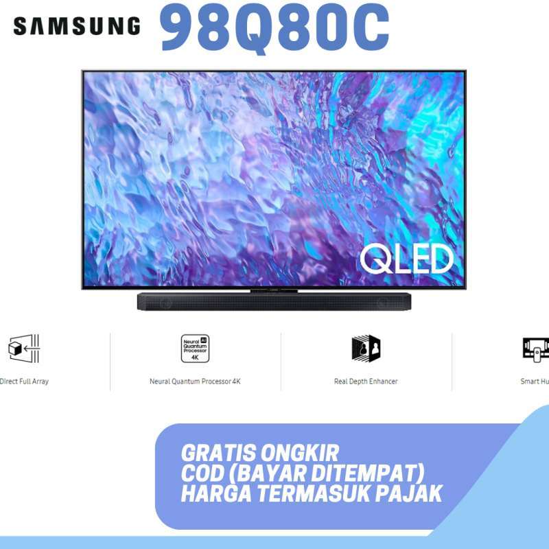 Jual SAMSUNG QA98Q80C - QLED SMART TV 4K FULL ARRAY 120HZ 98 INCH QA 98Q80C di Seller SKdigital ...