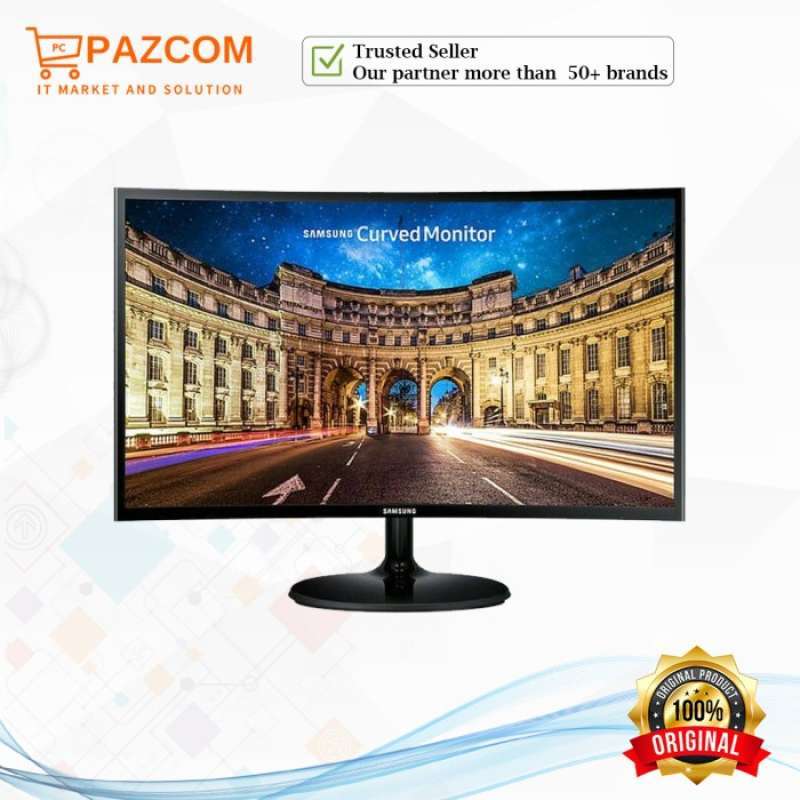 Promo Monitor Samsung Curved LC24 24F390 24 Inch LCD LED Monitor HDMI ...