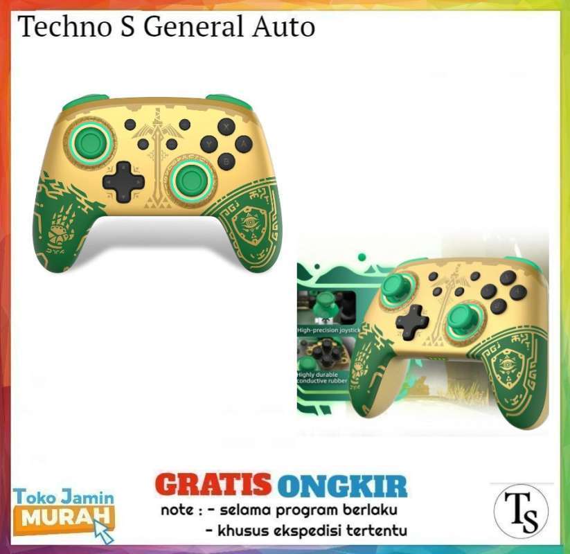 Promo IINE Wireless Pro Controller Zelda Tears Of The Kingdom for ...