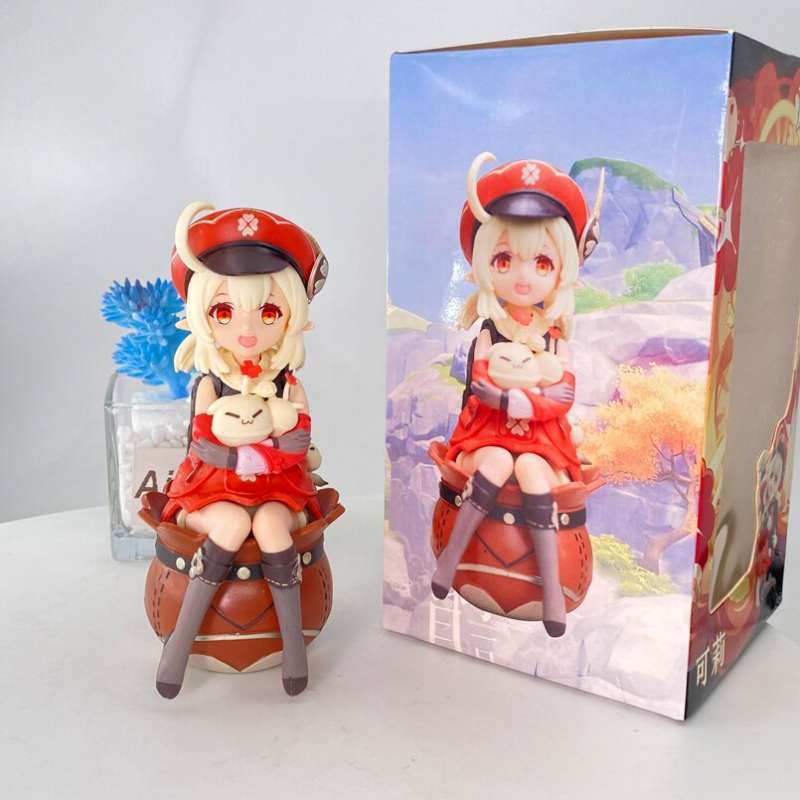 Promo 24cm Genshin Impact Hu Tao Figure Genshin Impact Klee Action ...