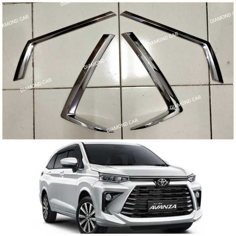 Jual FRONT GRILLE ORNAMENT CHROME PREMIUM ALL NEW AVANZA 2022 2023 di ...