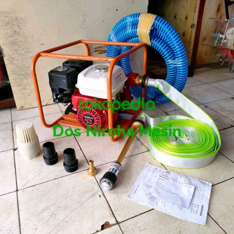 Promo Paket pemadam kebakaran Alkon Honda GX 200 jet Nozzle variabel ...