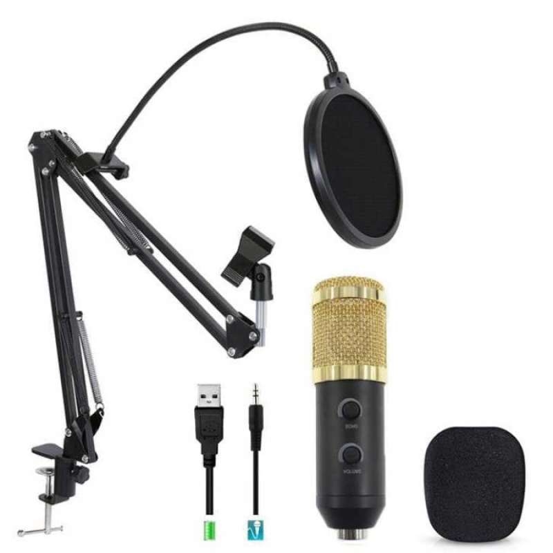 Jual Bm900 Paket Lengkap Microphone Bm-900 (stand,pop Filter,splitter ...