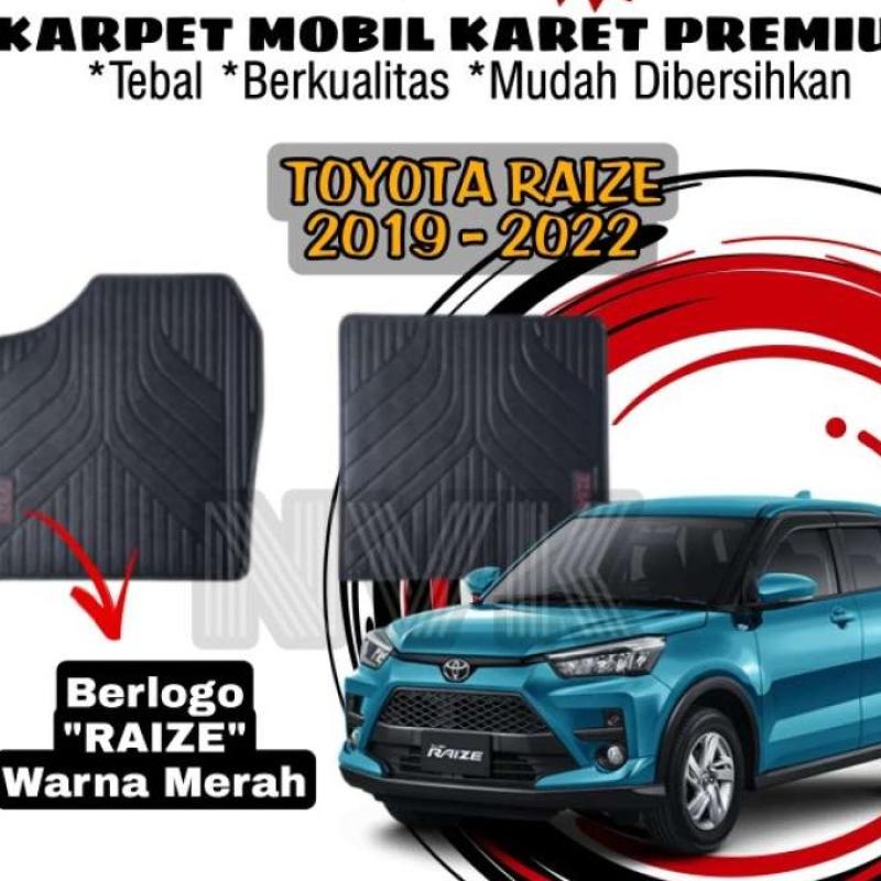 Promo Karpet Karet Toyota Raize 2019-2022 Fullset Sampai Bagasi Diskon ...