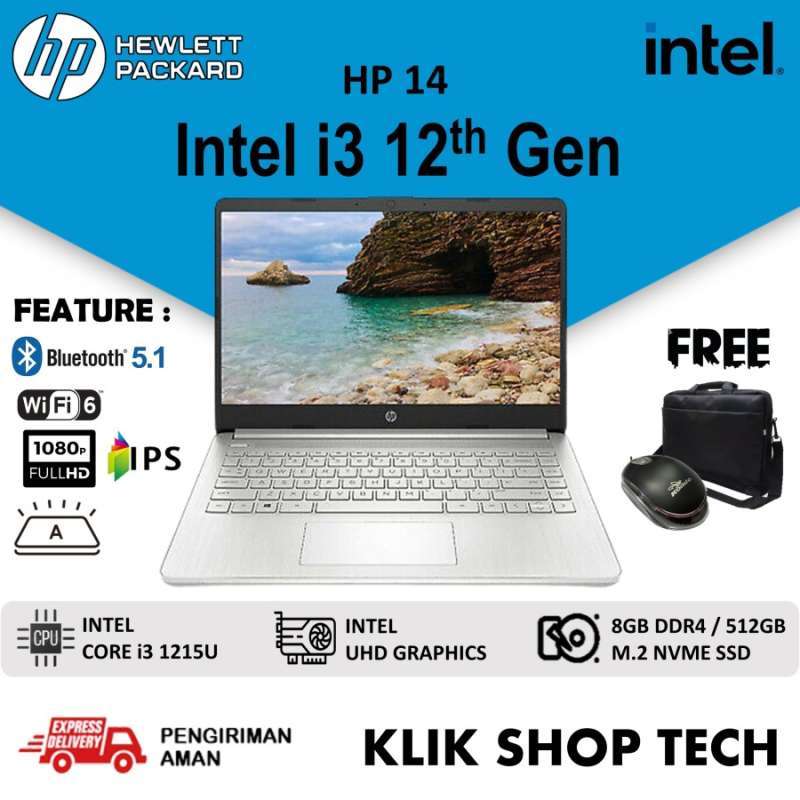 Jual LAPTOP HP 14 Intel i3 1215U 16GB 1TB SSD 14 FHD IPS WINDOWS 11 - 8GB/512GB SSD di Seller ...