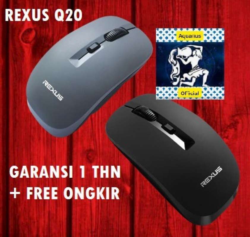 Promo Rexus Q20 Mouse Wireless Office Silent Click (non Tokocabang ...