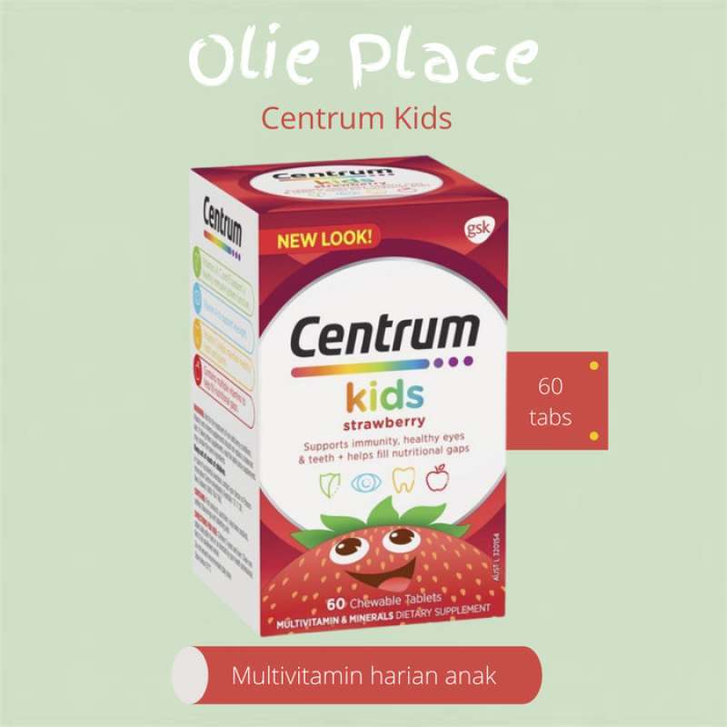 Promo Centrum Kids Multi Vitamin / Multivitamin Anak 60 Strawberry ...