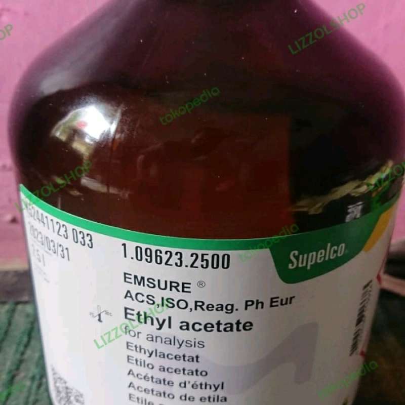 Promo Ethyl Acetate 2,5 L Merck Pro Analysis 1.09623.2500 Diskon 17% di ...