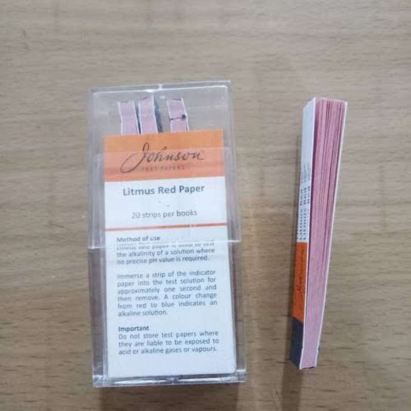 Promo Kertas Lakmus Merah Johnson - Kertas Litmus Merah Test Papers ...