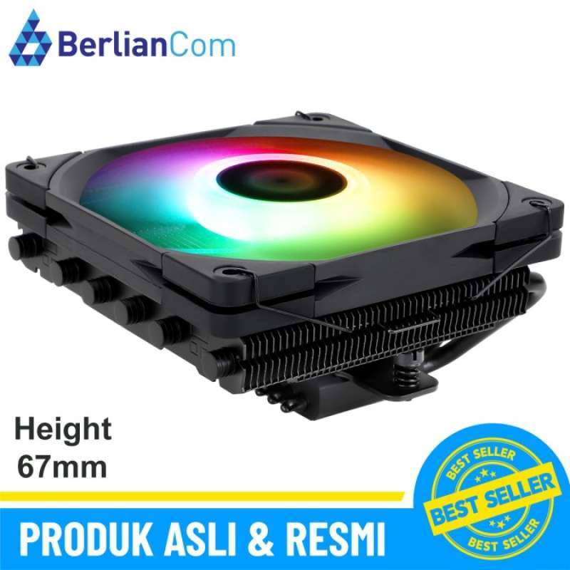 Jual THERMALRIGHT AXP120-X67 BLACK ARGB Low Profile CPU Cooler (Intel ...