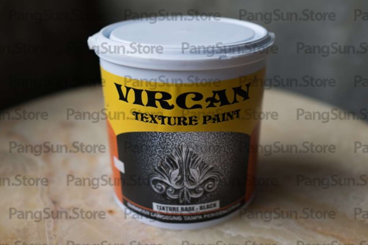 Jual Cat Texture Tekstur Vircan Black Hitam Speaker Box Galon 5kg Di ...