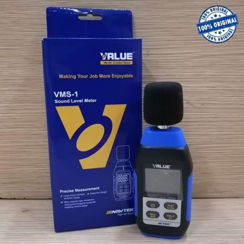 Promo Sound Level Meter Value Vms-1 / Noise Test Tester Digital / Ukur ...