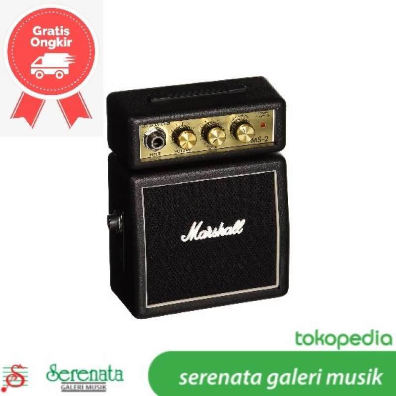 Promo Marshall MS2 Mini Micro Guitar Amplifier / Marshall MS 2 / MS2 ...