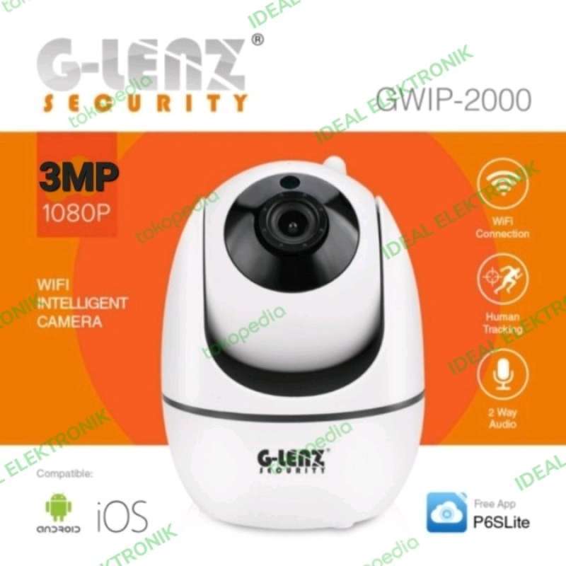 Promo CCTV CAM PAN/TILT AI Tracking GLENZ GWIP-2000 1080P Diskon 23% di ...