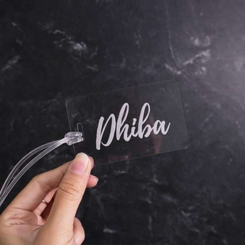 Jual Bag Tag Akrilik | Maldives | Luggage Tag | Custom Nama di Seller ...