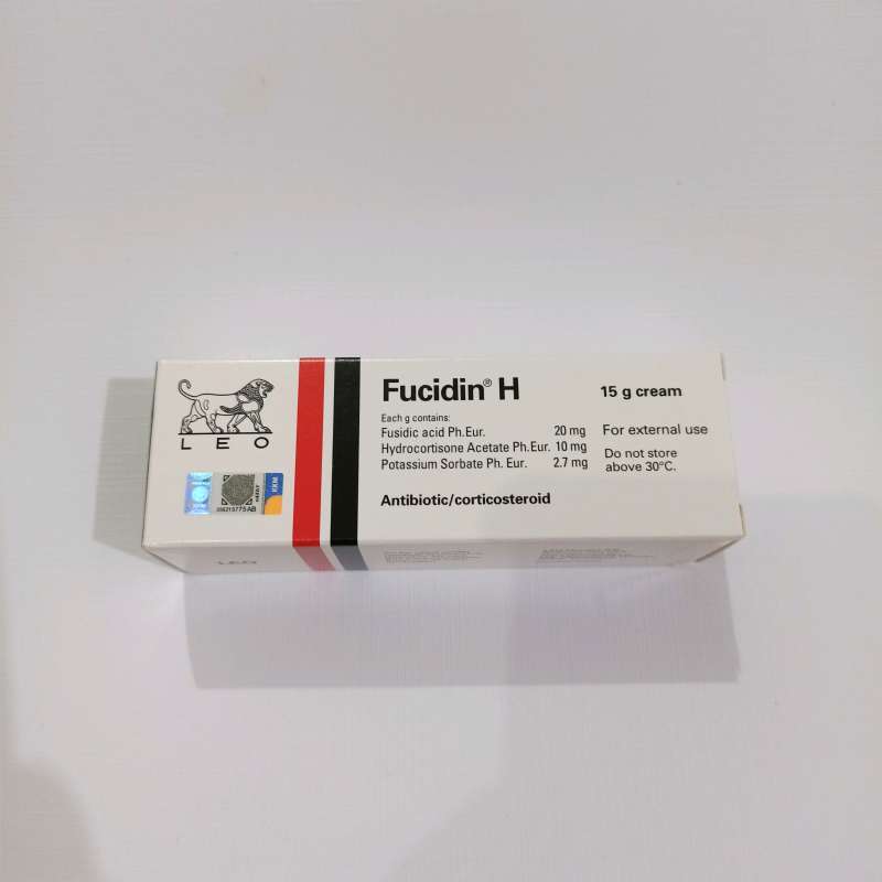 Jual Fucidin-H Cream 15gr Salep Eksim Eczema Dermatitis Dan Luka Ringan ...