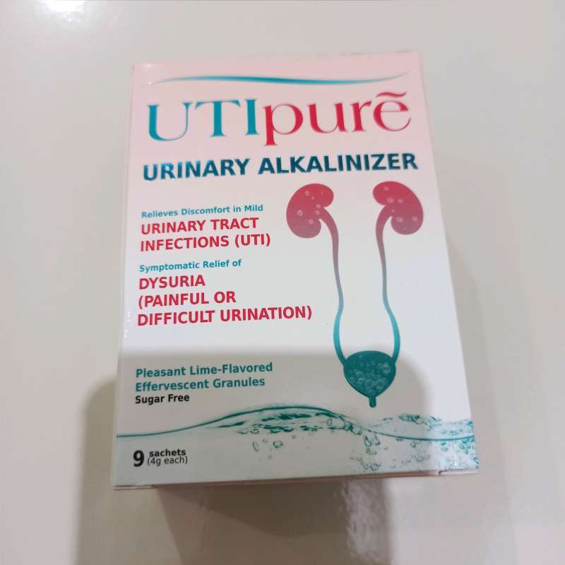 Jual Utipure 9 Sachet Effervescents Urinary Alkalinizer For Gout And ...