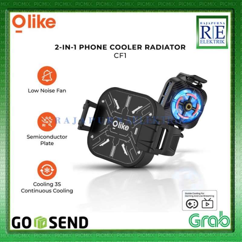 Jual Olike Cooling Fan Gaming Phone Cooler Radiator Pendingin Hp Cf1 Di ...