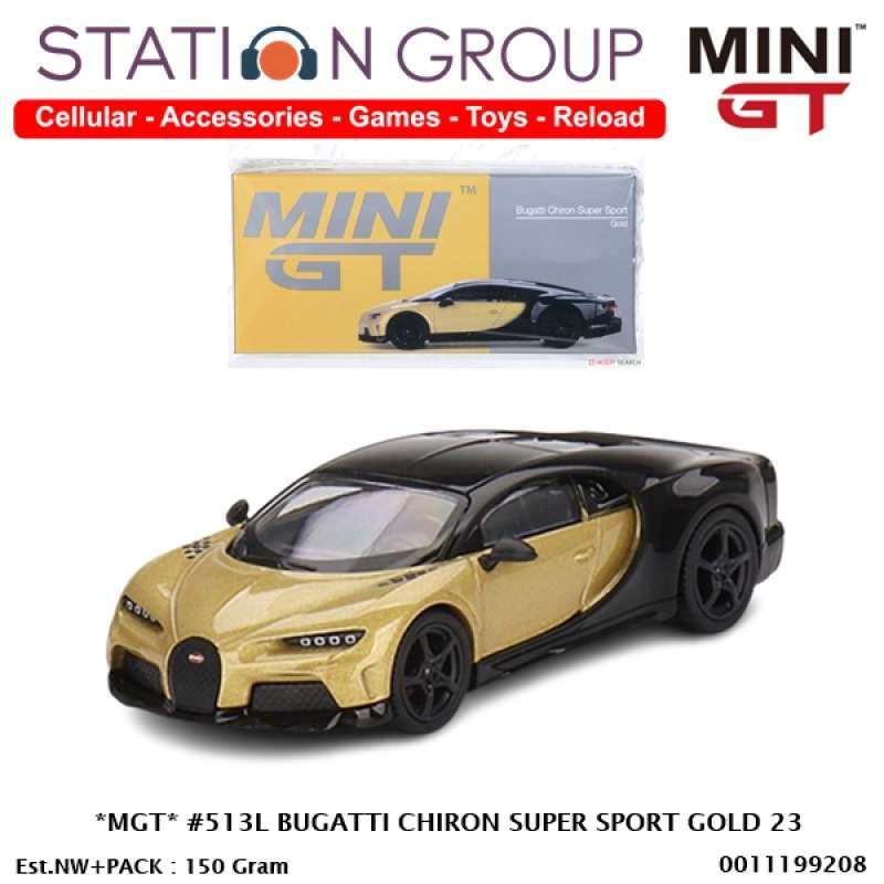 Jual MINI GT #513L BUGATTI CHIRON SUPER SPORT GOLD 23 -DIECAST di ...
