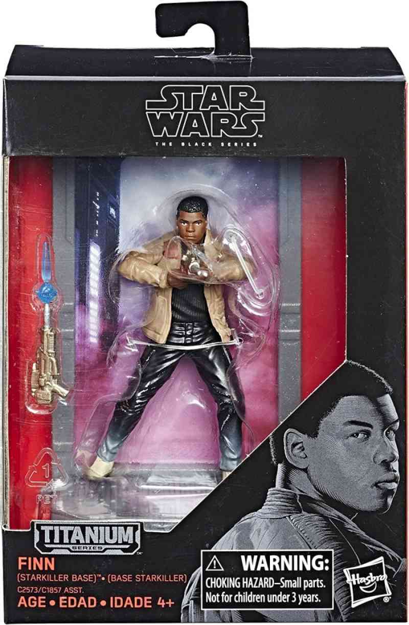 Promo Hasbro Star Wars The Black Series Titanium Finn Action Figure ...