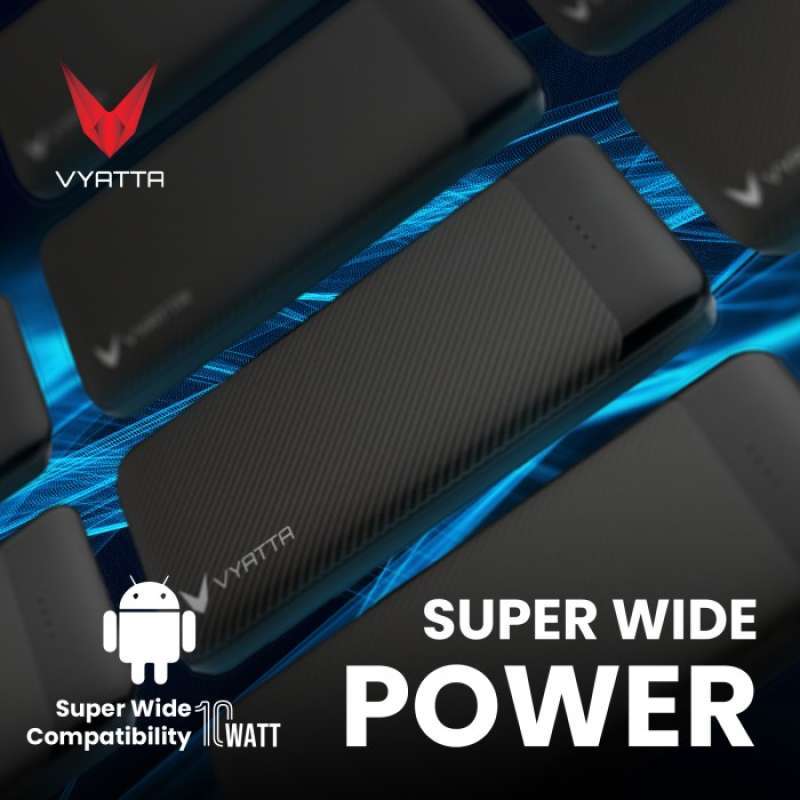 Jual VYATTA ULTRA SLIM X POWERBANK TYPE C INPUT DUAL OUTPUT 2A FAST ...