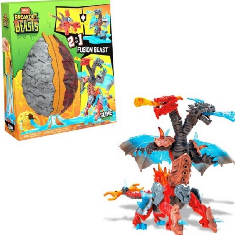 Promo Mega Construx Breakout Beast _ Pokemon 2 in 1 Fussion Beast ...