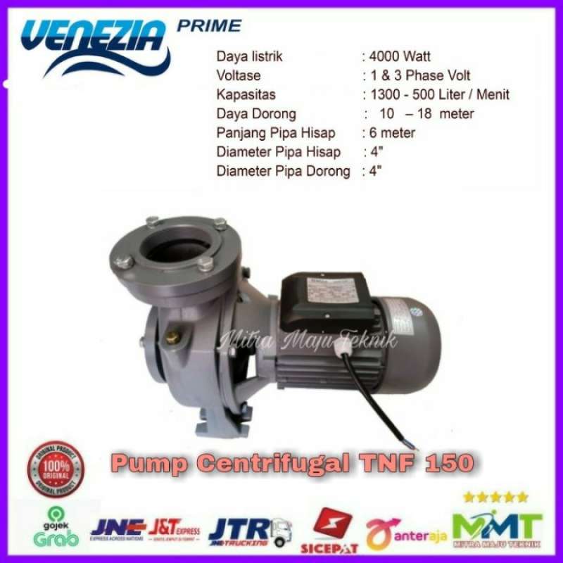 Promo Pompa Centrifugal Venezia TNF 150 Mesin Pompa Air Sentrifugal ...