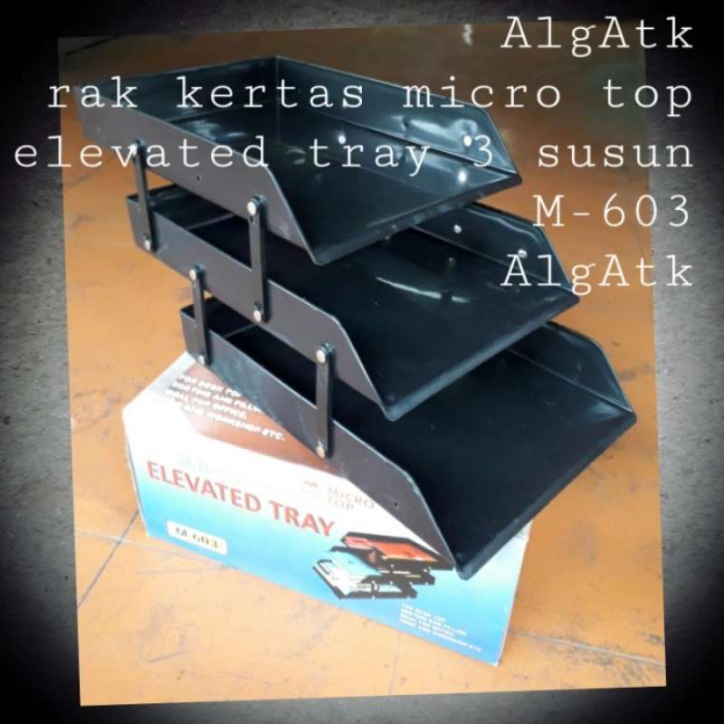 Promo Rak Berkas Dan Document Elevated Tray 3 Susun. Diskon 23% Di ...