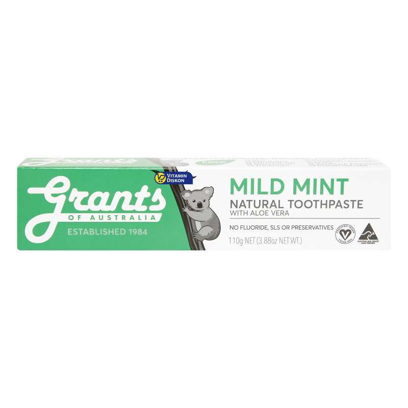 Promo Grants Of Australia Natural Toothpaste Fluoride Free 110g Diskon ...