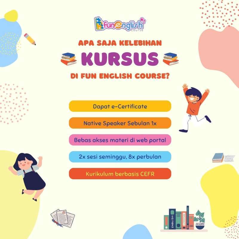 Jual Fun English Course - Children Elementary (usia 10-12 Tahun Sd 4-6 ...