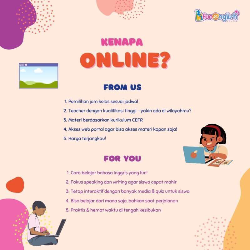 Jual Fun English Course - Children Elementary (usia 10-12 Tahun Sd 4-6 ...