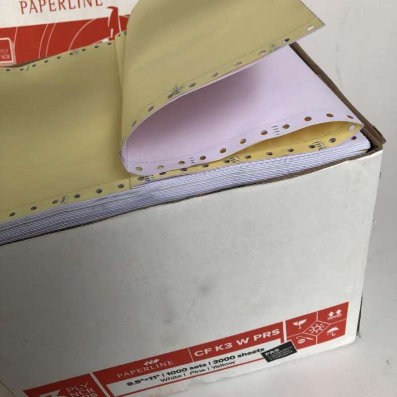 Jual Continuous Form 3 Ply Prs Kertas Komputer Paperline K3 Prs Di ...