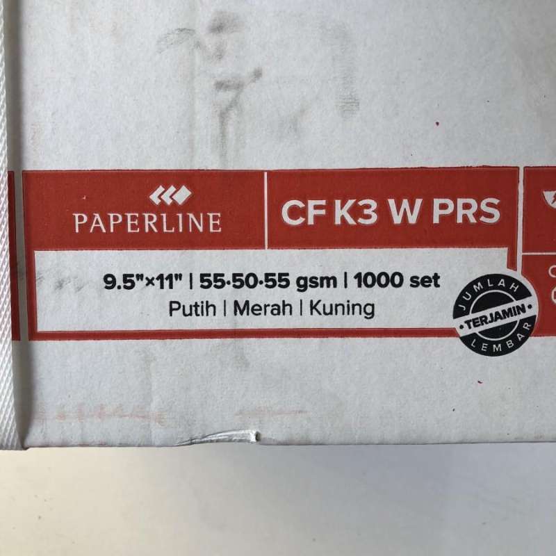 Jual Continuous Form 3 Ply Prs Kertas Komputer Paperline K3 Prs Di ...