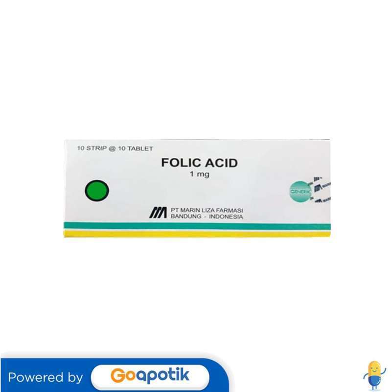 Jual Folic Acid Marin Liza 1 Mg Box 100 Tablet Di Seller Apotek Najeeb ...
