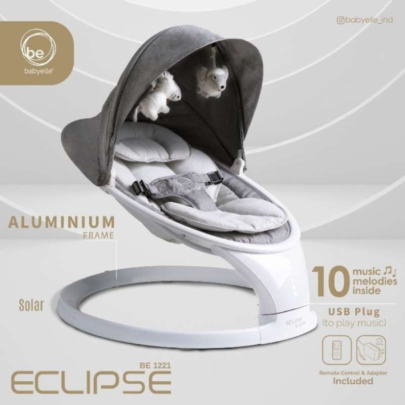 Promo Babyelle Swing Bed Eclipse / Ayunan Bayi Elektrik Otomatis Bouncer - Solar, Non Bubblewrap ...