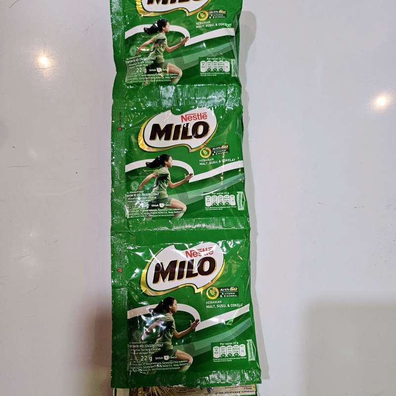 Jual Minuman Sachet Serbuk Susu Nestle Milo 22gr /nestle Milo 3 In 1 ...