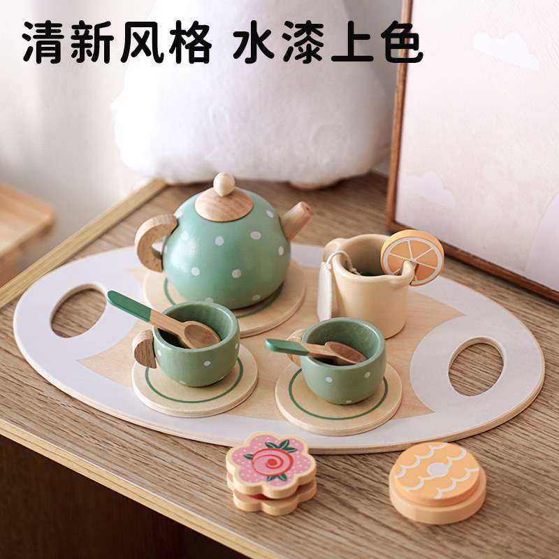 Jual Kabi Afternoon Tea Set - Mainan Kayu Teh - Kado Anak Di Seller ...