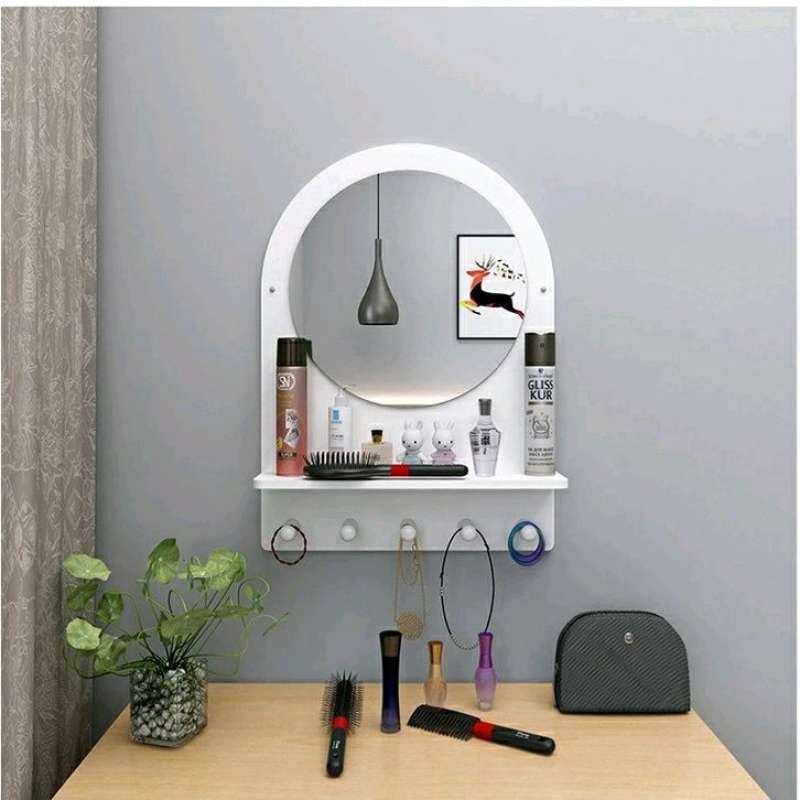 Jual Rak Kaca Cermin Bulat Kamar Mandi Di Seller Sriwijaya Furniture ...