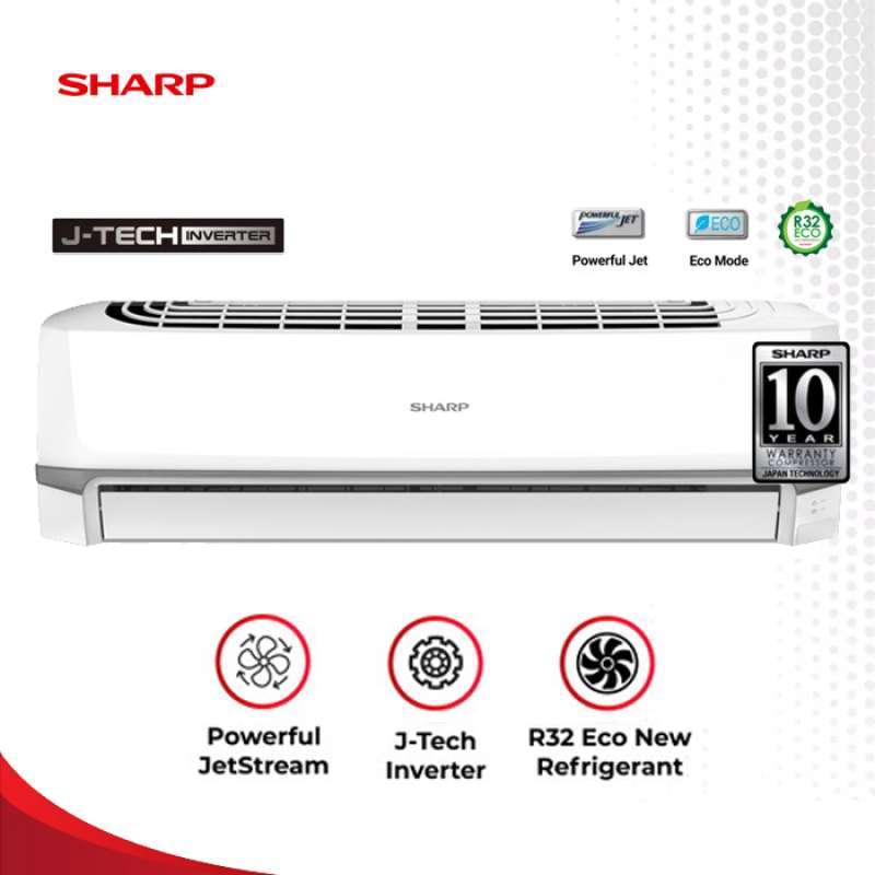 Jual AC Split Wall SHARP inverter STD 1 PK AH - X10ZY di Seller AJL ...