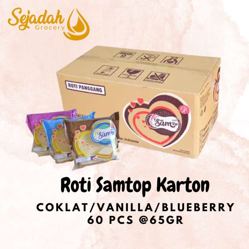 Jual Samtop Roti Tawar Panggang Karton Gojek - Vanilla Di Seller ...