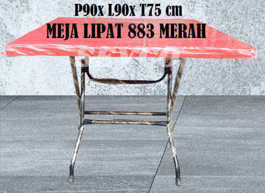 Jual Meja Lipat/meja 883 Merah & Maron /meja Sembahyang/meja Jualan ...