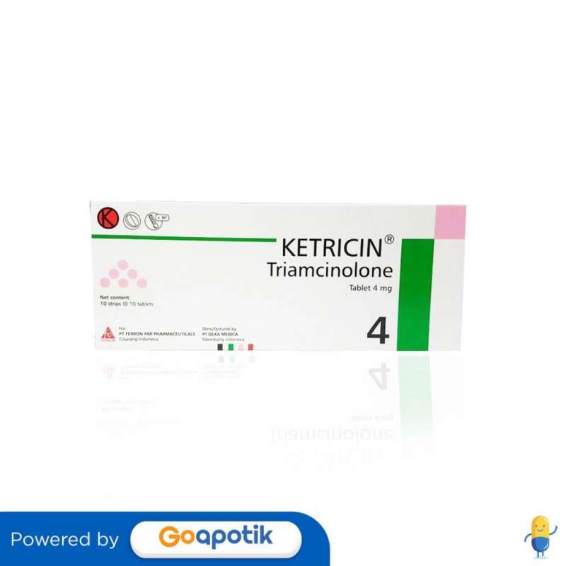 Jual Ketricin 4 Mg Box 100 Tablet Di Seller Apotek Potenza - Selong ...