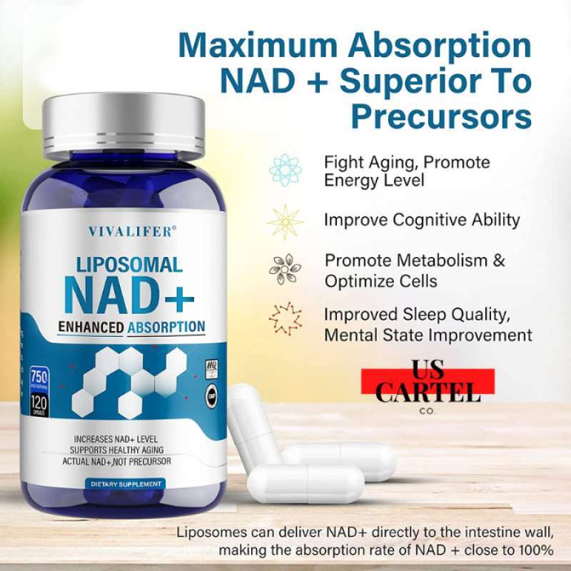 Jual Vivalifer Nmn Nad Supplement Usa Longevity Anti Aging 60 Capsules Di Seller Ksm Store ...