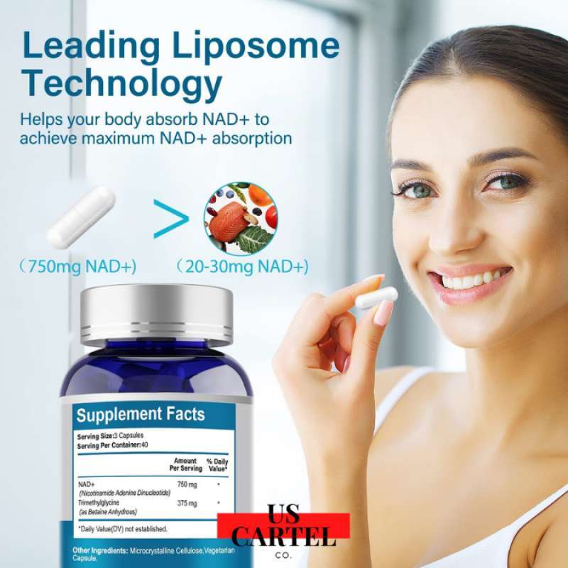 Jual Vivalifer Nmn Nad Supplement Usa Longevity Anti Aging 60 Capsules Di Seller Ksm Store ...