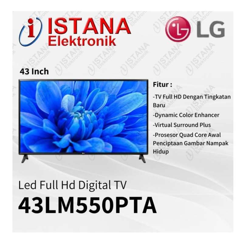 Jual LG LED 43 INCH FULL HD DIGITAL TV 43LM550PTA di Seller Istana ...
