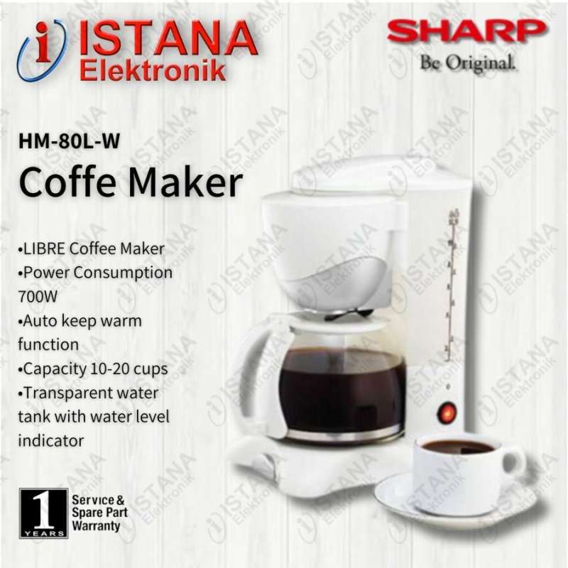 Jual Sharp Coffee Maker Libre Series 1.5 Liter Hm-80l-w Di Seller ...