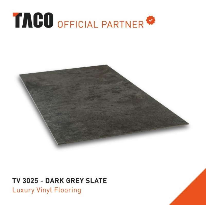Jual Taco Lantai Vinyl 3mm - Tv 3025 Dark Grey Slate Di Seller Van ...