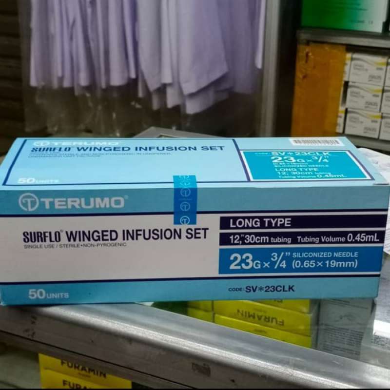 Promo Winged Needle 23g Terumo Wing Needle Terumo Surflo Terumo Diskon ...